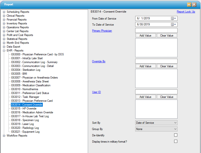 E63014 - Consent Override