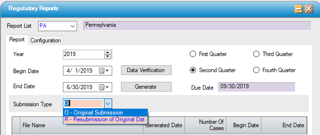 Pennsylvania State Report (PA)