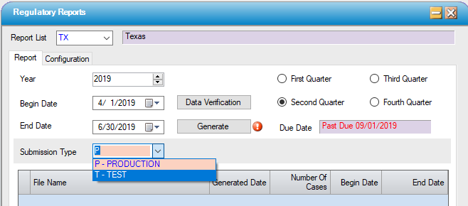Texas State Report (TX)